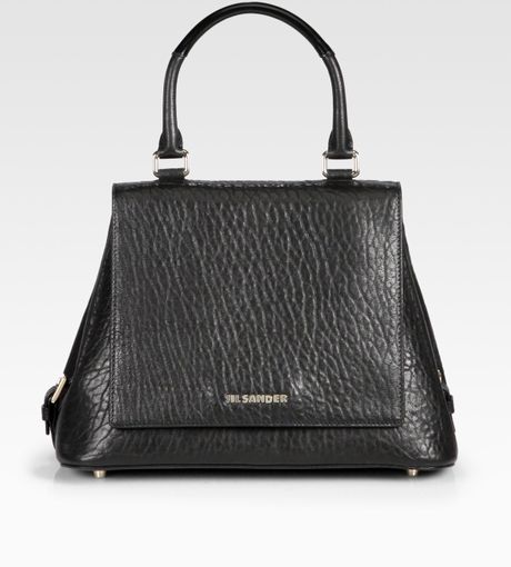 Jil Sander Muller Top Handle Bag in Black | Lyst