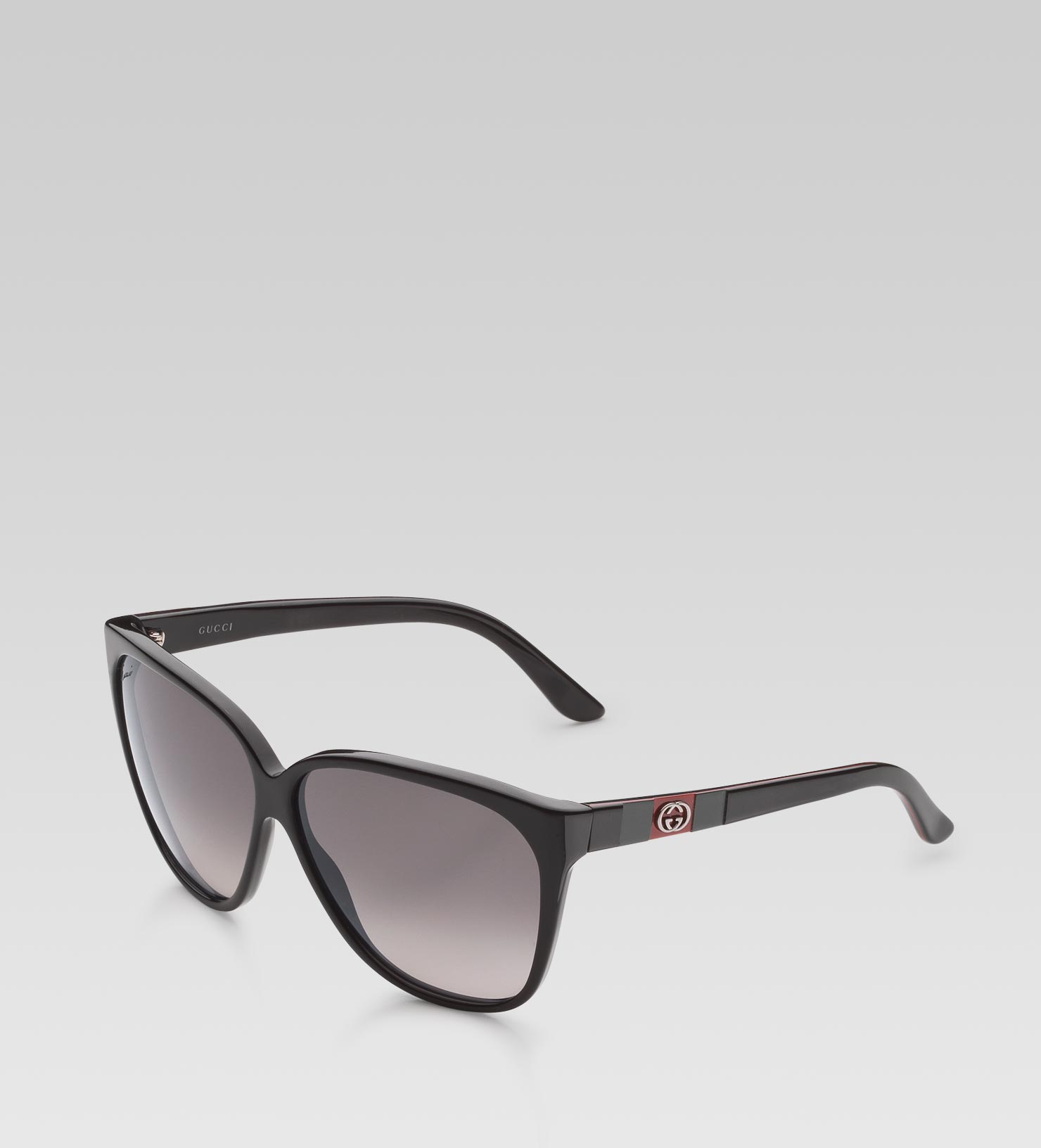 Gucci Large Square Frame Sunglasses In Black Lyst
