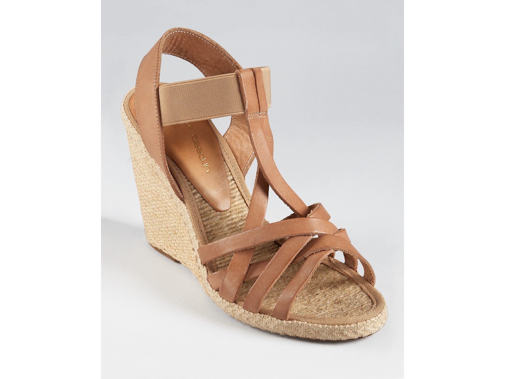 Andre Assous Sandals Fanny Espadrille Wedge in Brown (taupe) | Lyst