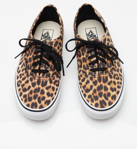 vans authentic leopard