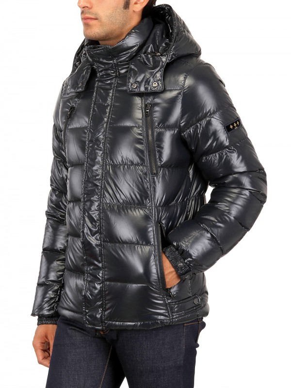 Lyst - Tatras Shiny Nylon Hooded Sargas Down Jacket in Blue for Men