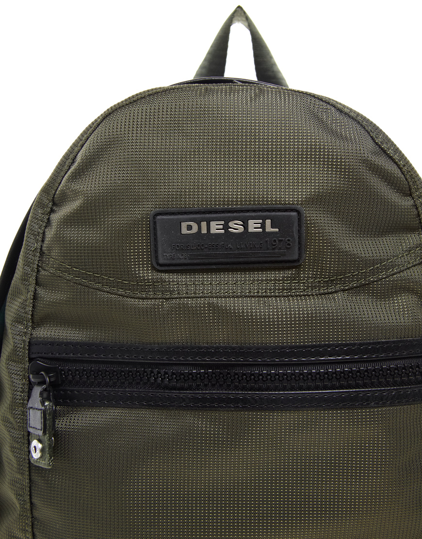 Diesel New Ride Backpack in Green for Men | Lyst