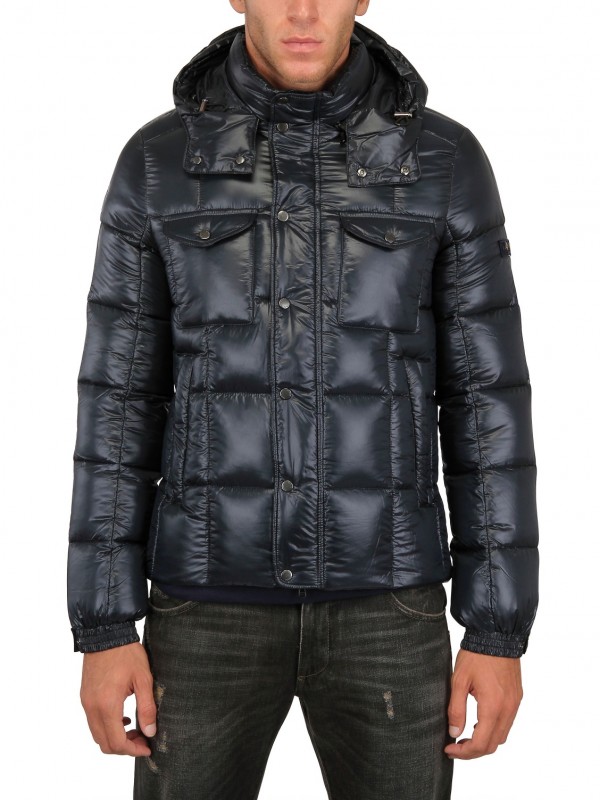 Tatras Shiny Nylon Hooded Verrazzano Jacket in Blue for Men | Lyst