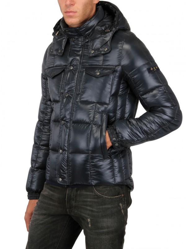 Tatras Shiny Nylon Hooded Verrazzano Jacket in Blue for Men | Lyst