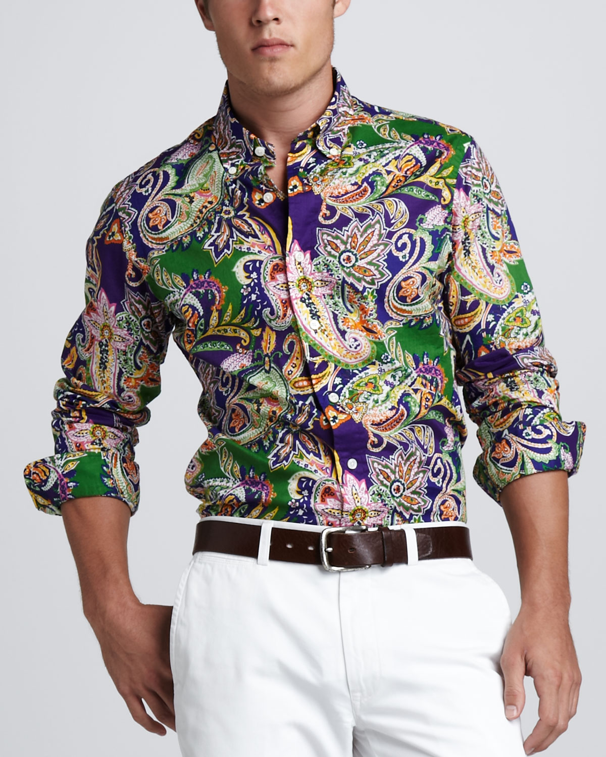 Ralph Lauren Pink Paisley Shirt Dr E Horn GmbH Dr E Horn GmbH