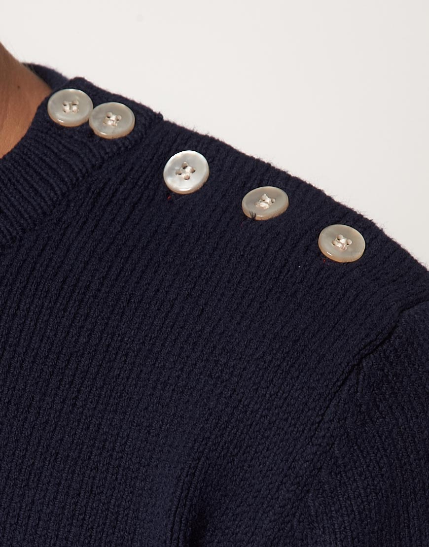 Gant rugger Sweater with Button Shoulder in Blue for Men | Lyst