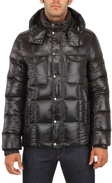 Tatras Shiny Nylon Hooded Verrazzano Jacket in Black for Men | Lyst