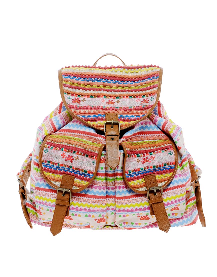Aztec Design Backpack at Alannah Macquarie blog