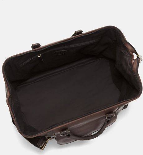 Fossil Men's Leather Duffle Bag | semashow.com