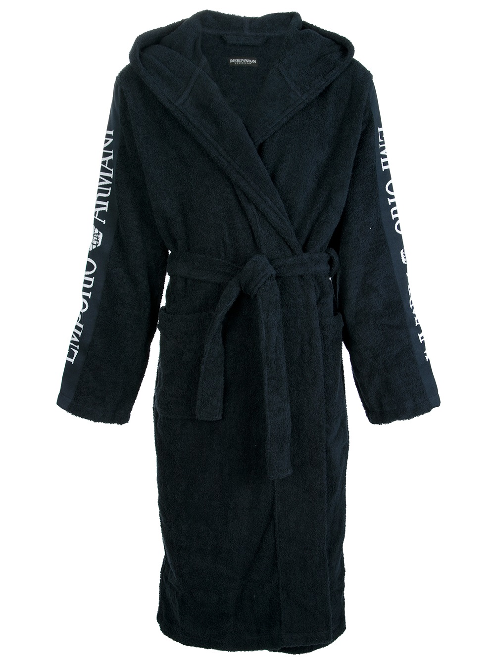 Lyst - Emporio Armani Logo Robe in Blue for Men