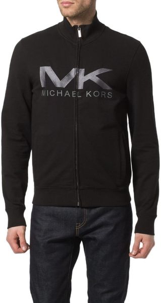 Michael Kors Tracksuit Top in Black for Men | Lyst