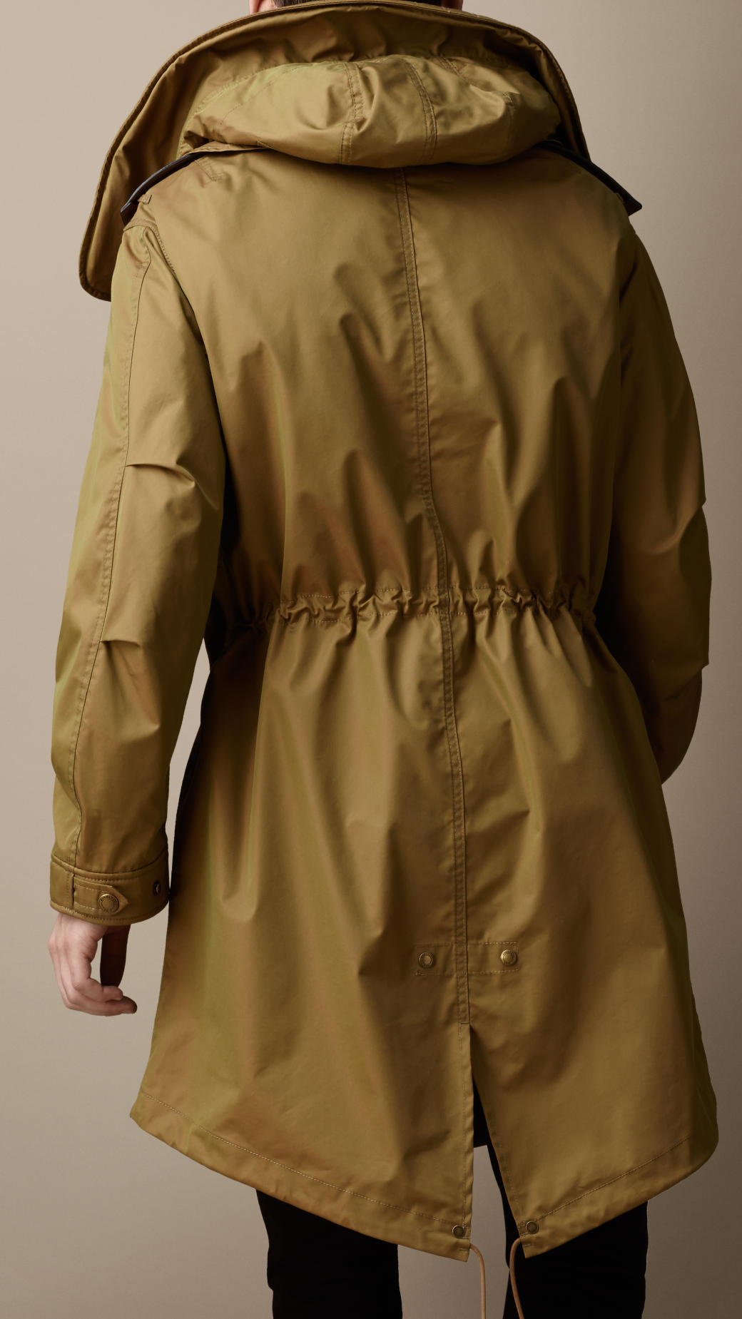 Lyst - Burberry Resinated Canvas Alligator Trim Parka in Brown for Men Lyst - Burberry Resinated Canvas Alligator Trim Parka in Brown for Men