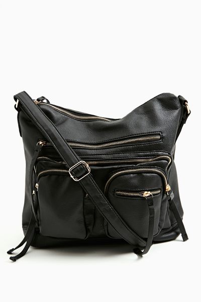 Nasty Gal Hidden Agenda Crossbody Bag in Black | Lyst