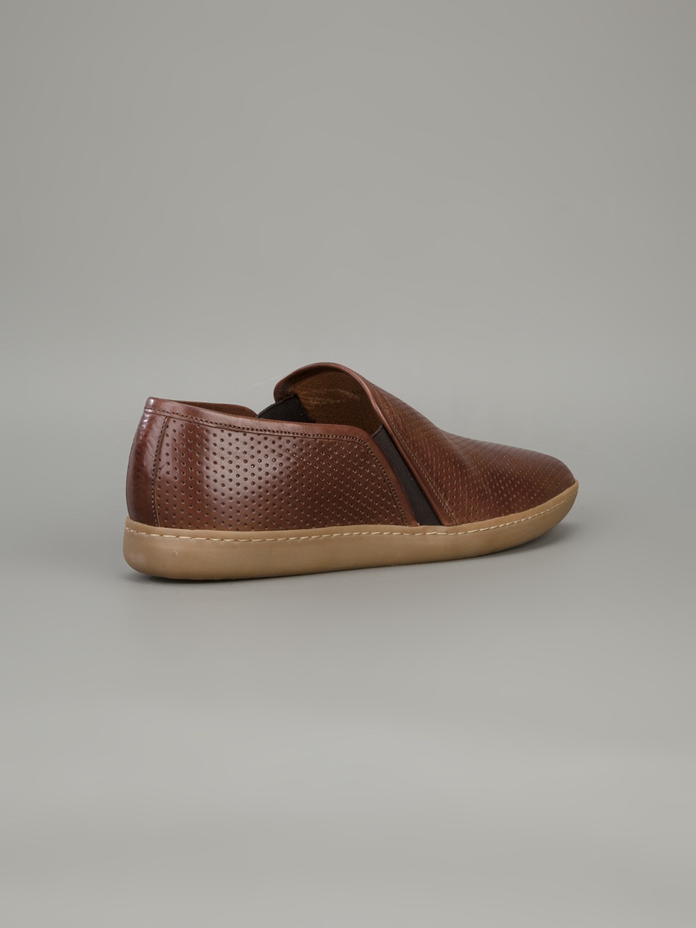 Christophe Lemaire Leather Slip On Shoe in Brown for Men - Lyst