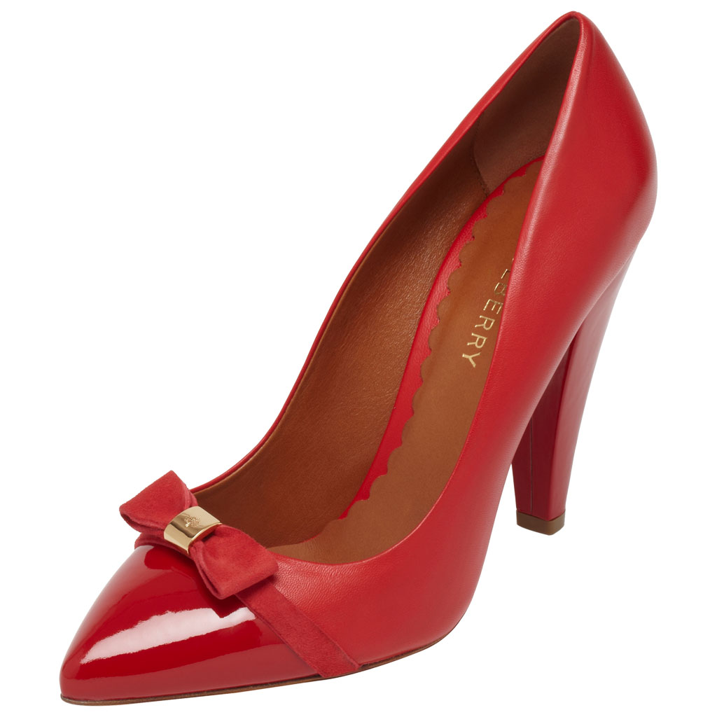 Lyst - Mulberry Bow High Heel Pump in Red