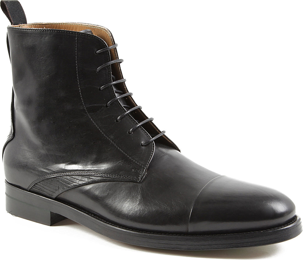 Oliver Sweeney Scanzo Leather Boots in Black for Men | Lyst