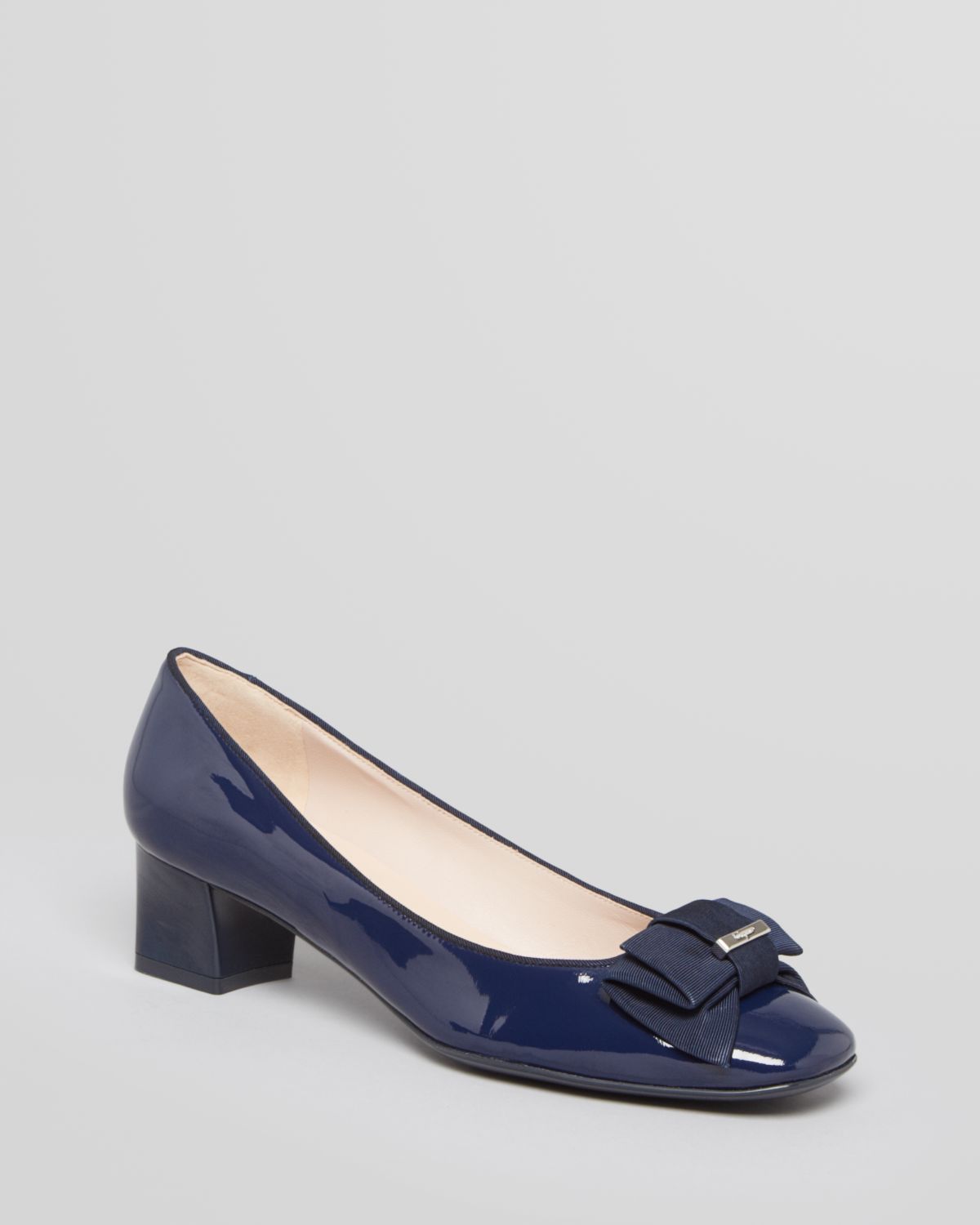 Ferragamo Pumps My Muse Low Heel in (Oxford Blue) | Lyst