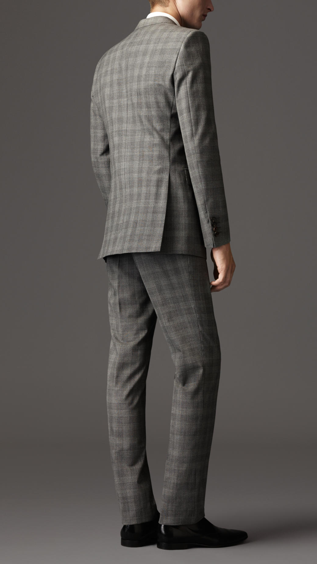 Lyst - Burberry Modern Fit Prince Of Wales Check Wool Suit in Gray for Men