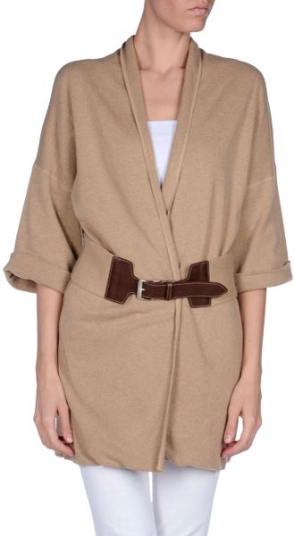 Blugirl Blumarine Cardigan in Beige (Sand) | Lyst