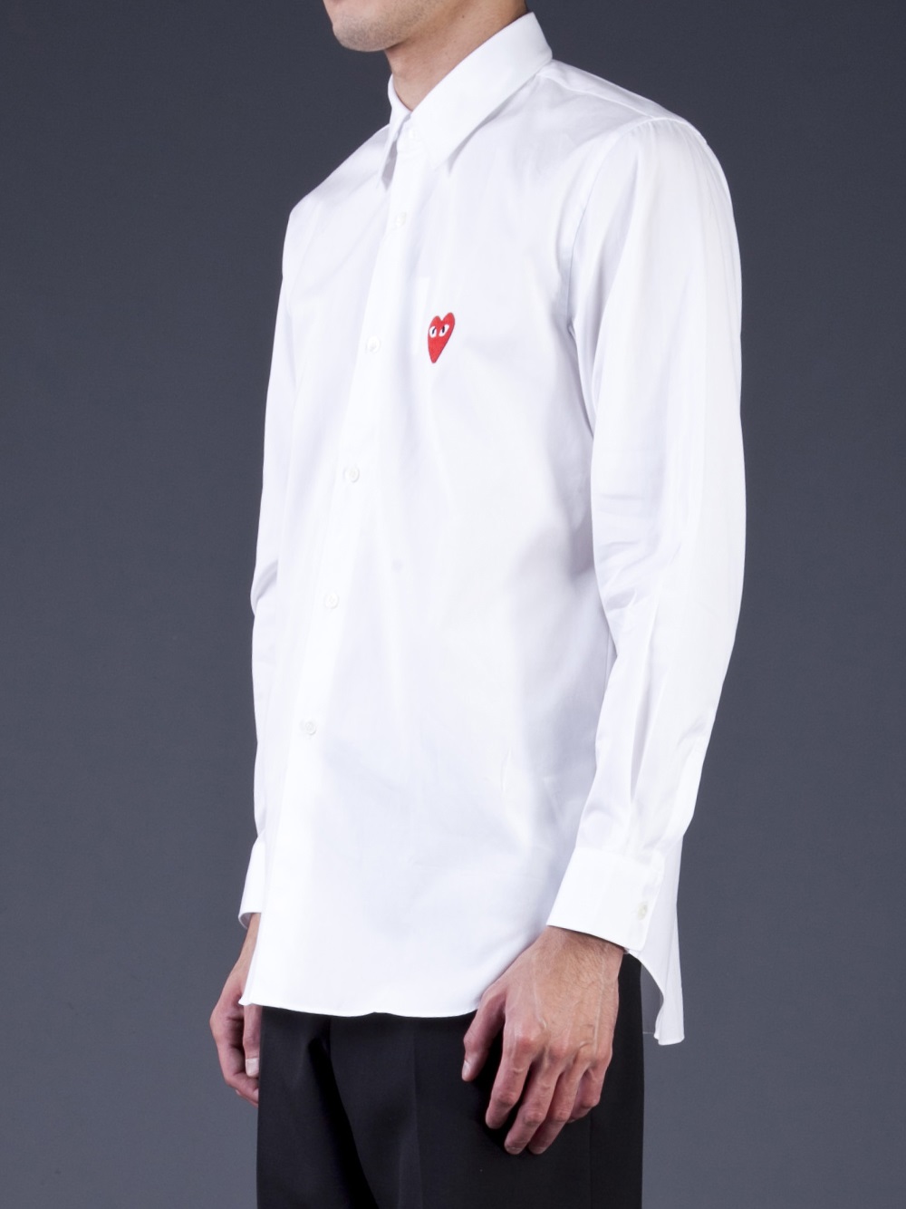 Lyst - Comme Des Garçons Dress Shirt in White for Men