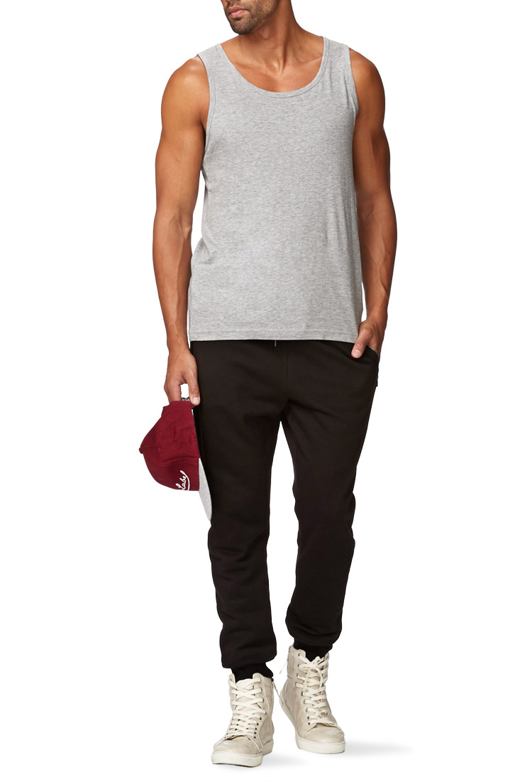 Lyst - Forever 21 Zip Pocket Athletic Pants in Black for Men