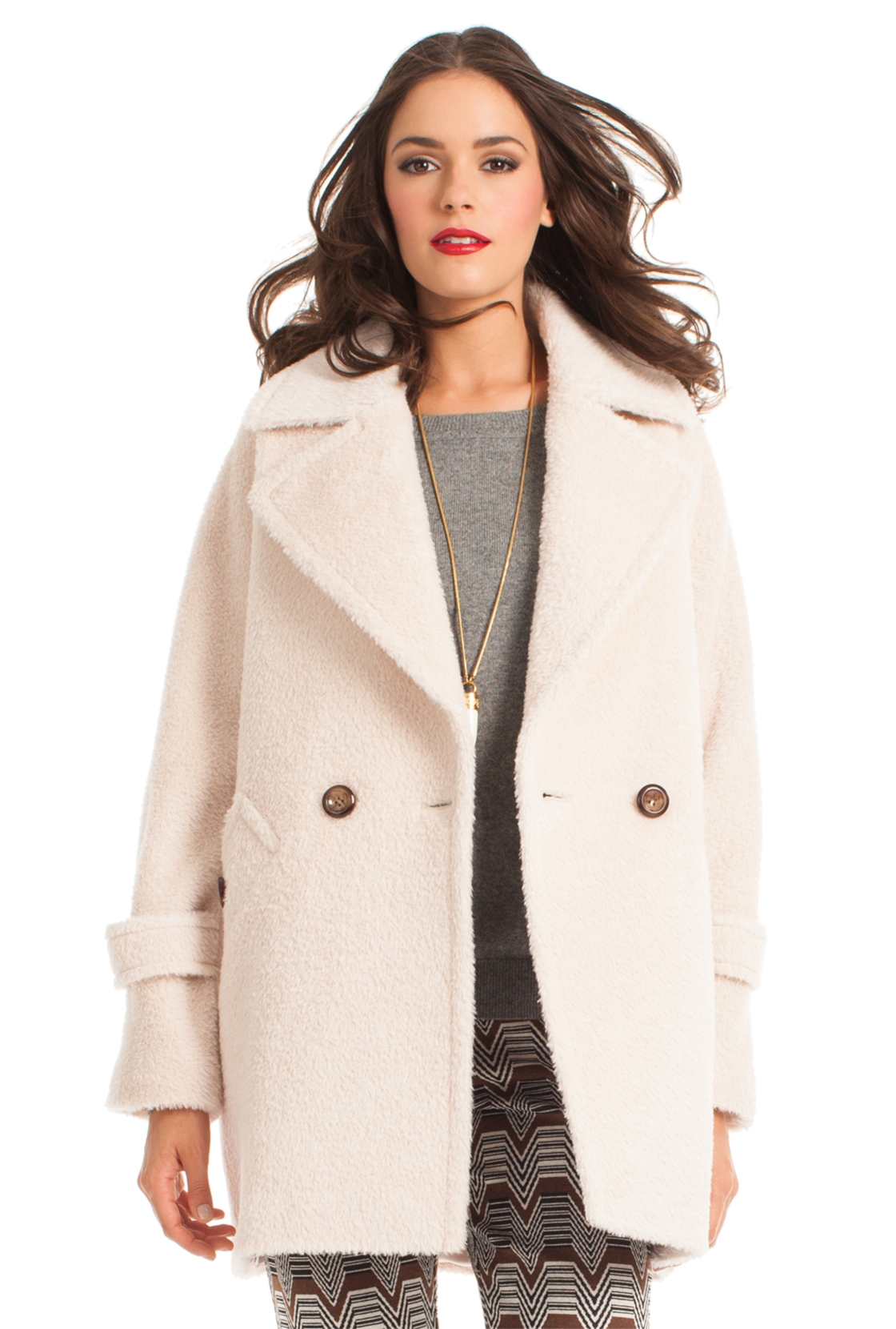 Lyst - Trina Turk Nancy Coat in Natural