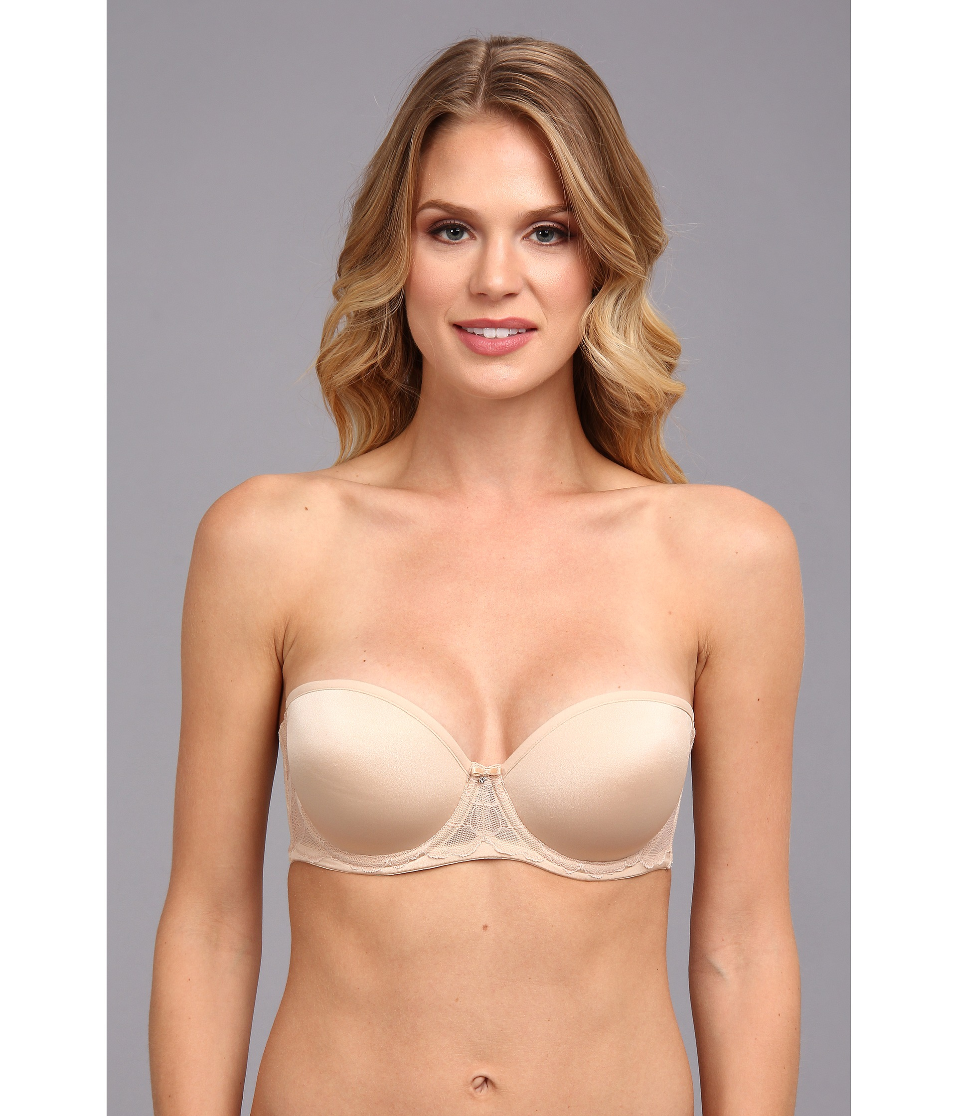 Lyst Le Mystere Sensuelle Strapless Bra 2855 In Natural