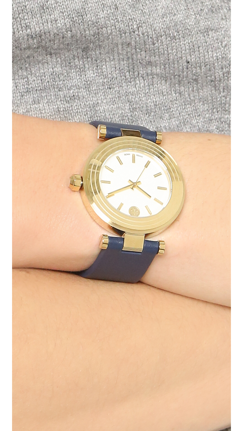 Lyst - Tory Burch Classic T Watch in Blue