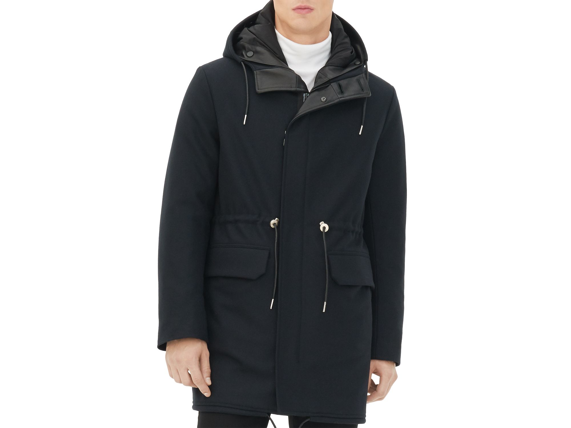 Lyst - Sandro Alaska Parka in Blue for Men