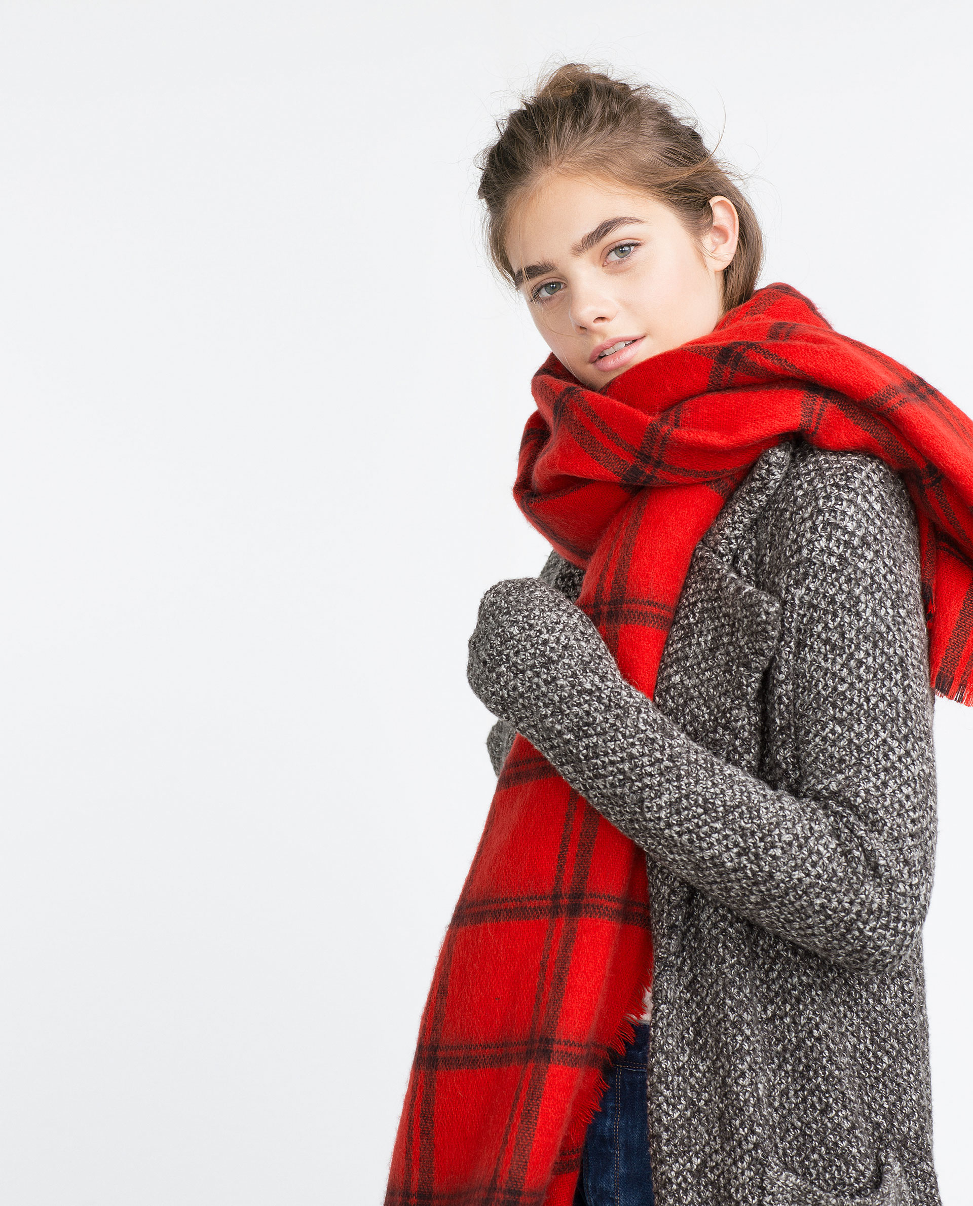Zara Plaid Scarf