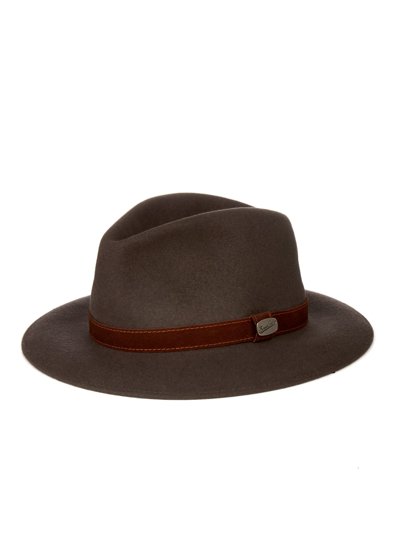 Lyst - Borsalino Alessandria Medium-brim Hat in Brown for Men