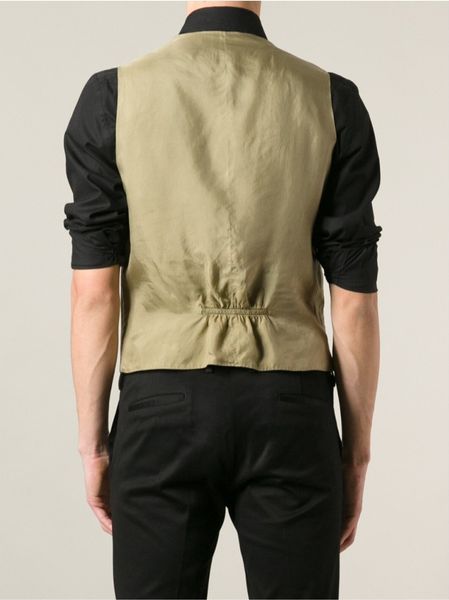 Tagliatore 0205 Waistcoat in Green for Men | Lyst