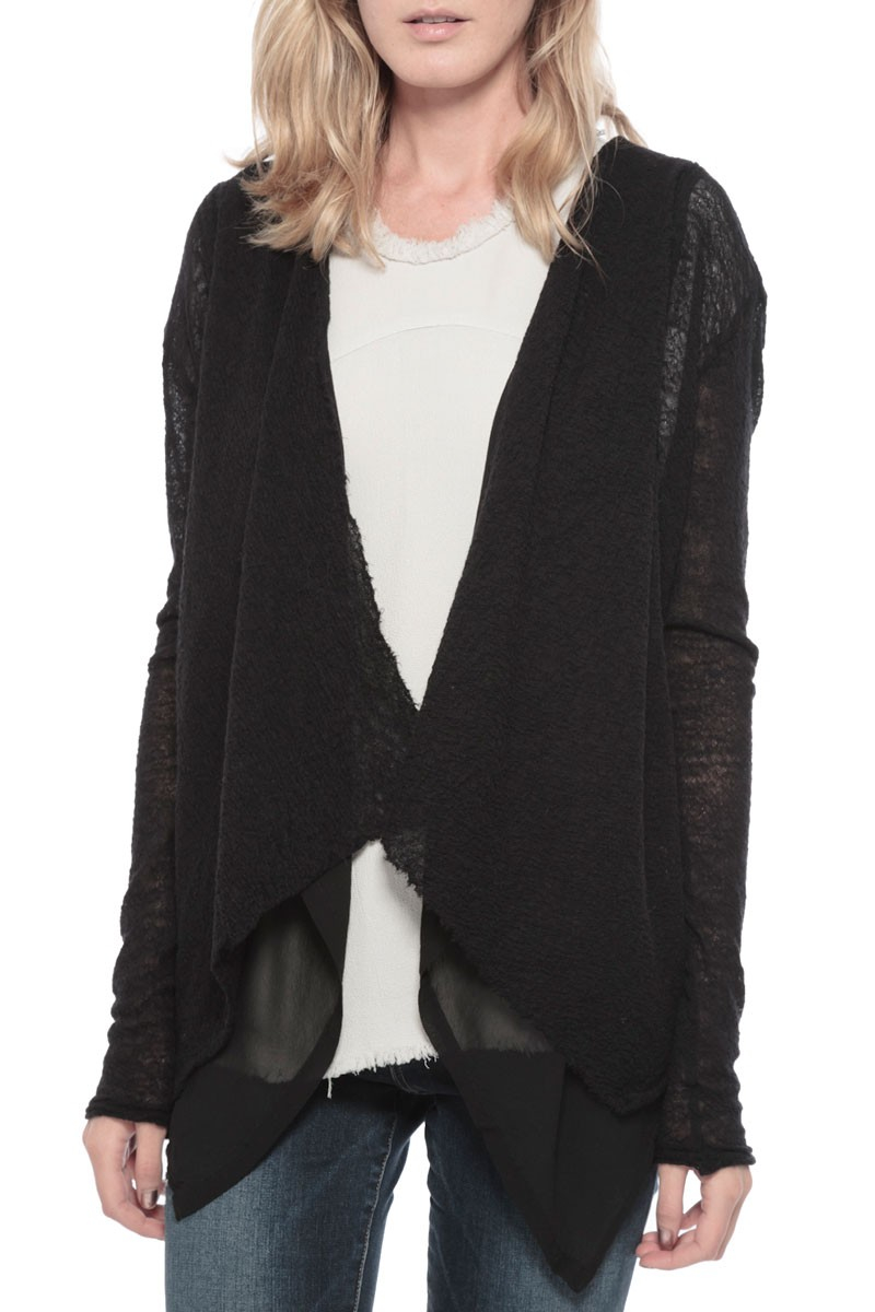 Pas de calais Thin Cardigan in Black | Lyst