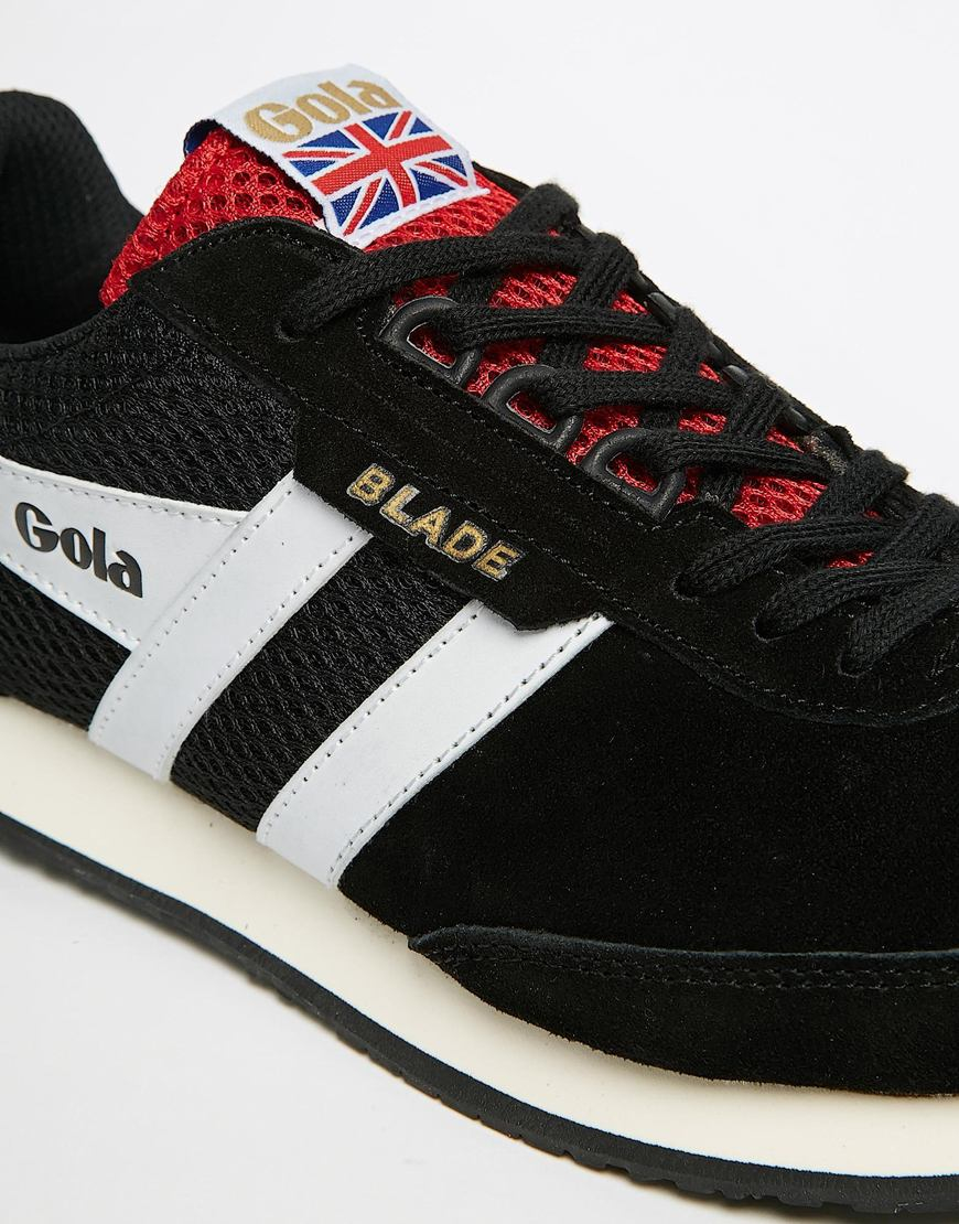 Lyst - Gola Blade Suede Sneakers in Black for Men