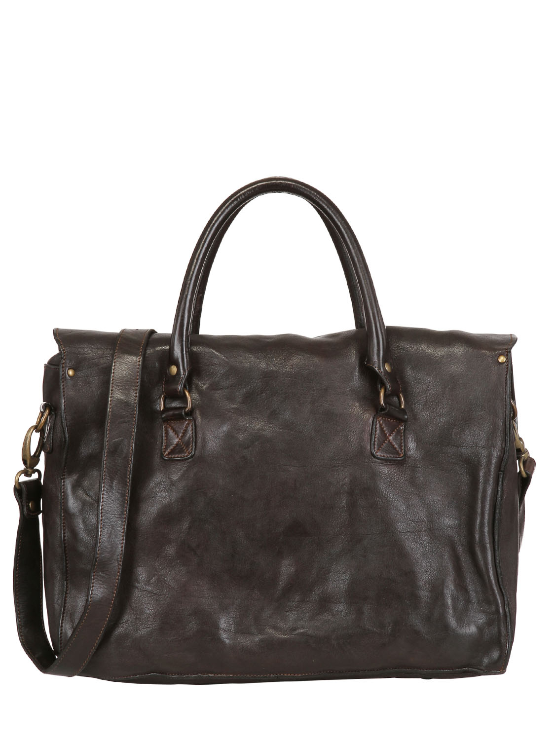 Lyst - Officine Creative Vintage Tucson Leather Messenger Bag in Brown ...