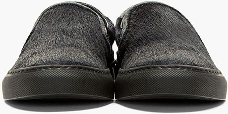 Diemme Ssense Exclusive Navy Calf_hair Garda Slip_on Shoes in Blue for ...