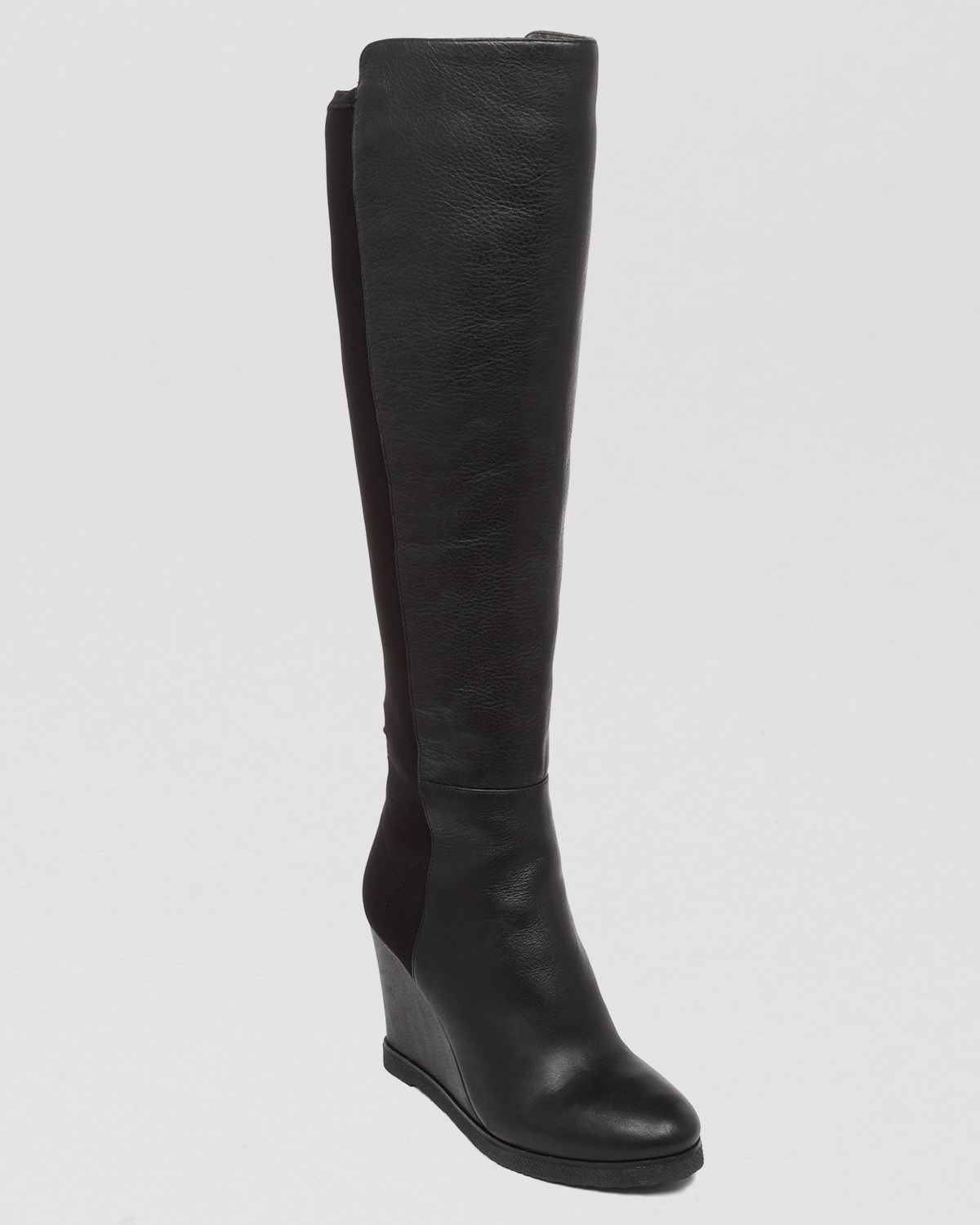 Lyst - Vince Camuto Tall Platform Wedge Boots - Kaelen in Black