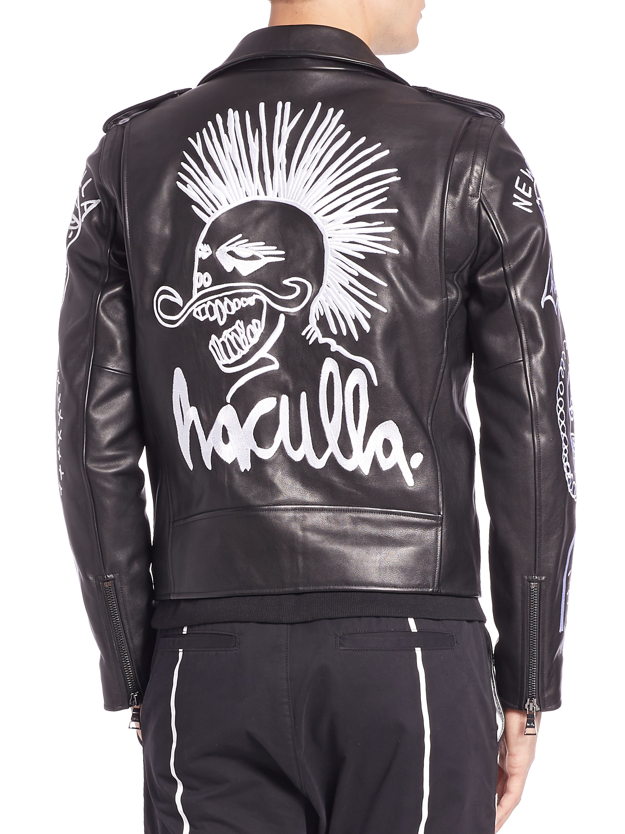 Lyst - Haculla Nyc Tribe Moto Jacket in Black for Men