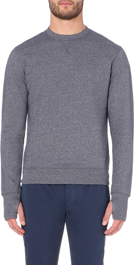 Orlebar brown Morley Crew-neck Cotton Jumper - For Men in Gray for Men ...
