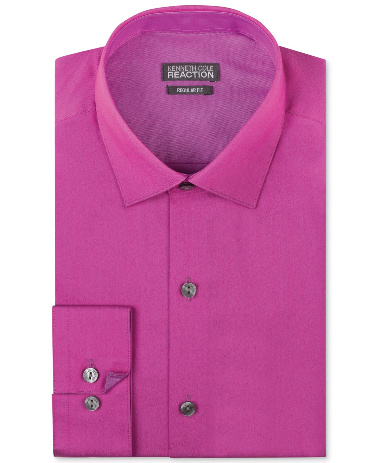 Lyst - Kenneth Cole Reaction Solid Dress Shirt in Pink for Men