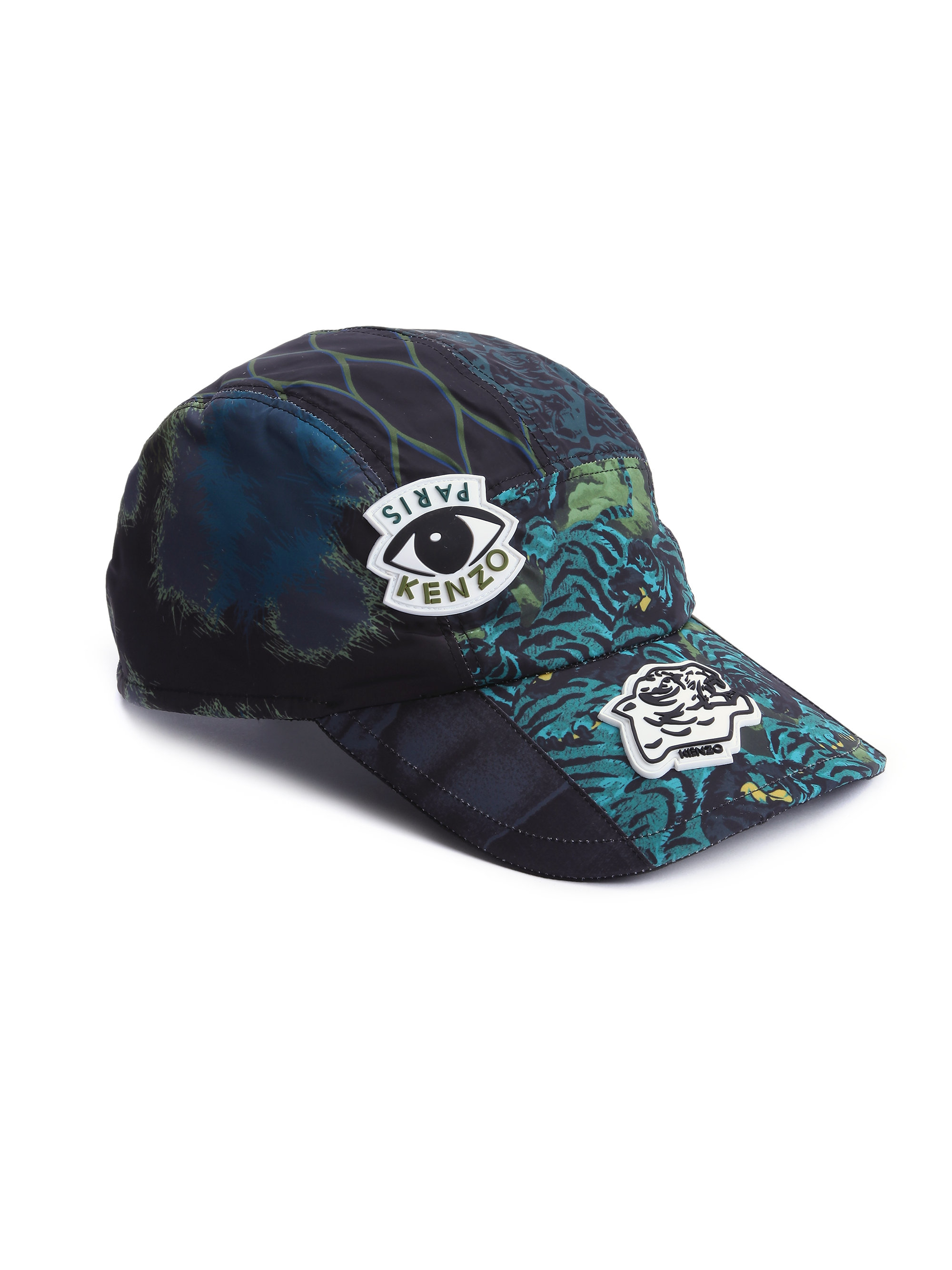 Lyst - Kenzo Printed Baseball Cap in Blue for Men