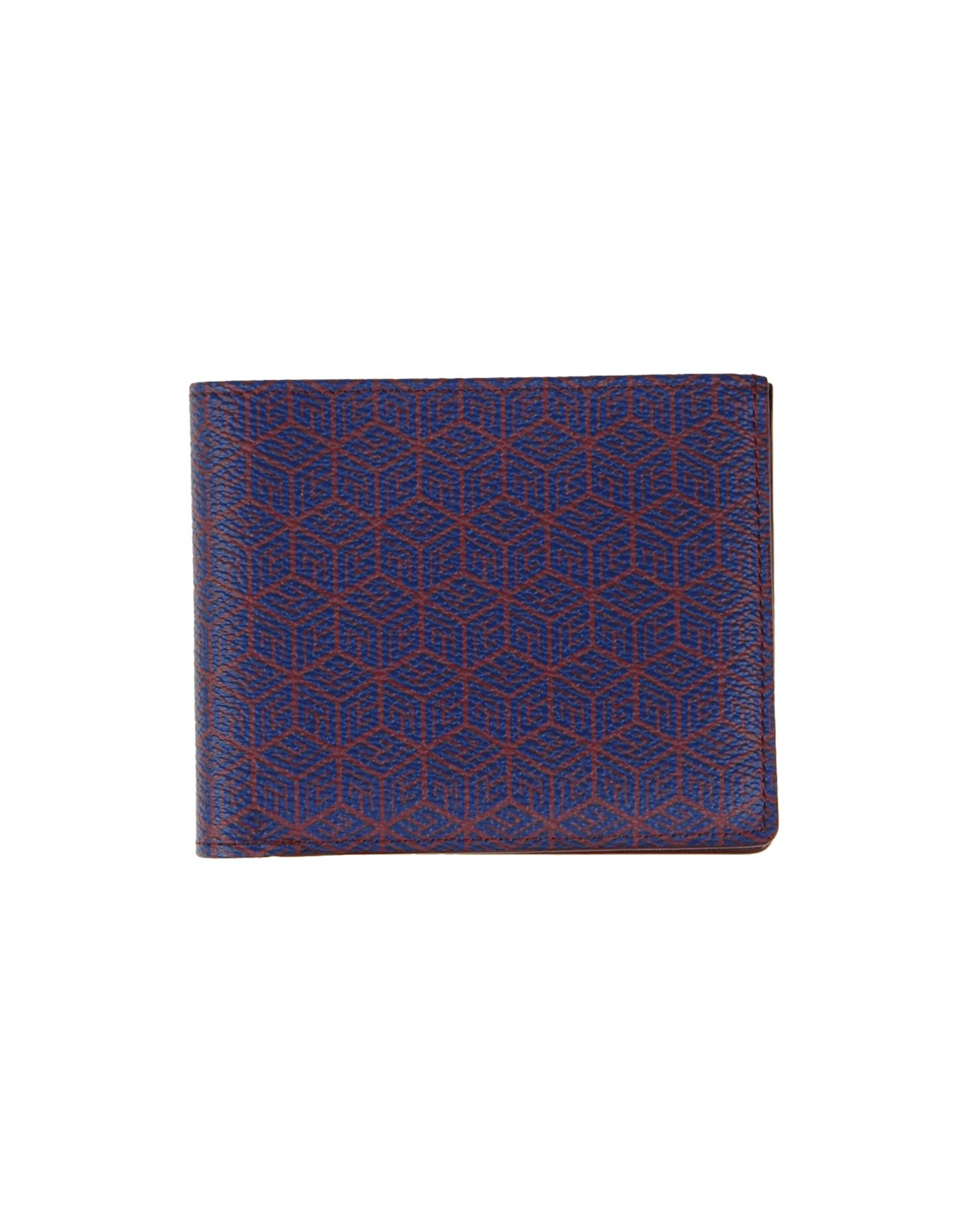 Lyst - Balmain Printed Faux-Leather Wallet in Purple for Men