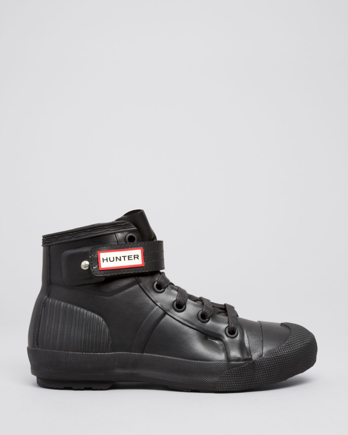 Hunter Original High Top Sneakers - Black in Black | Lyst