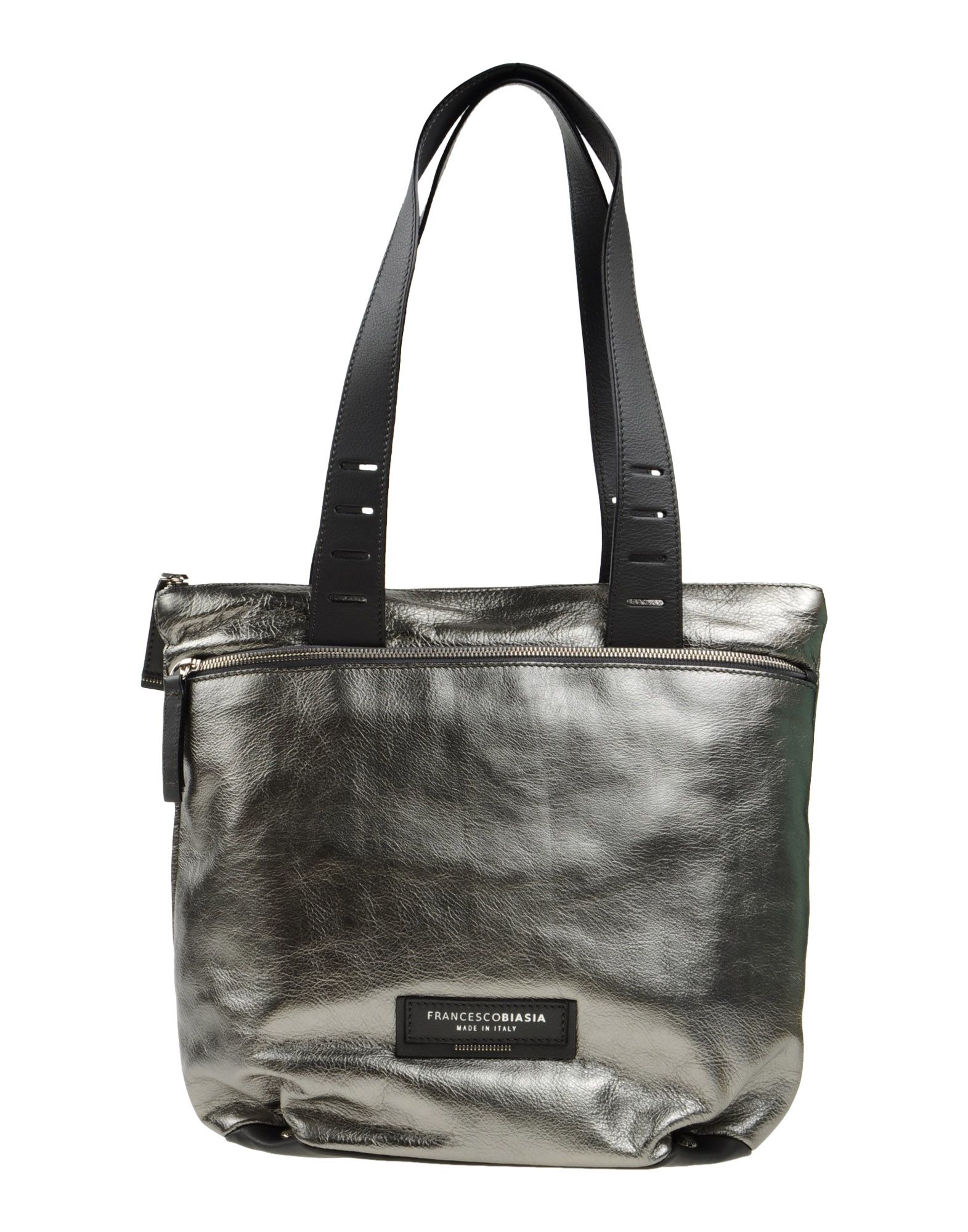 Francesco biasia Shoulder Bag in Gray (Lead) | Lyst