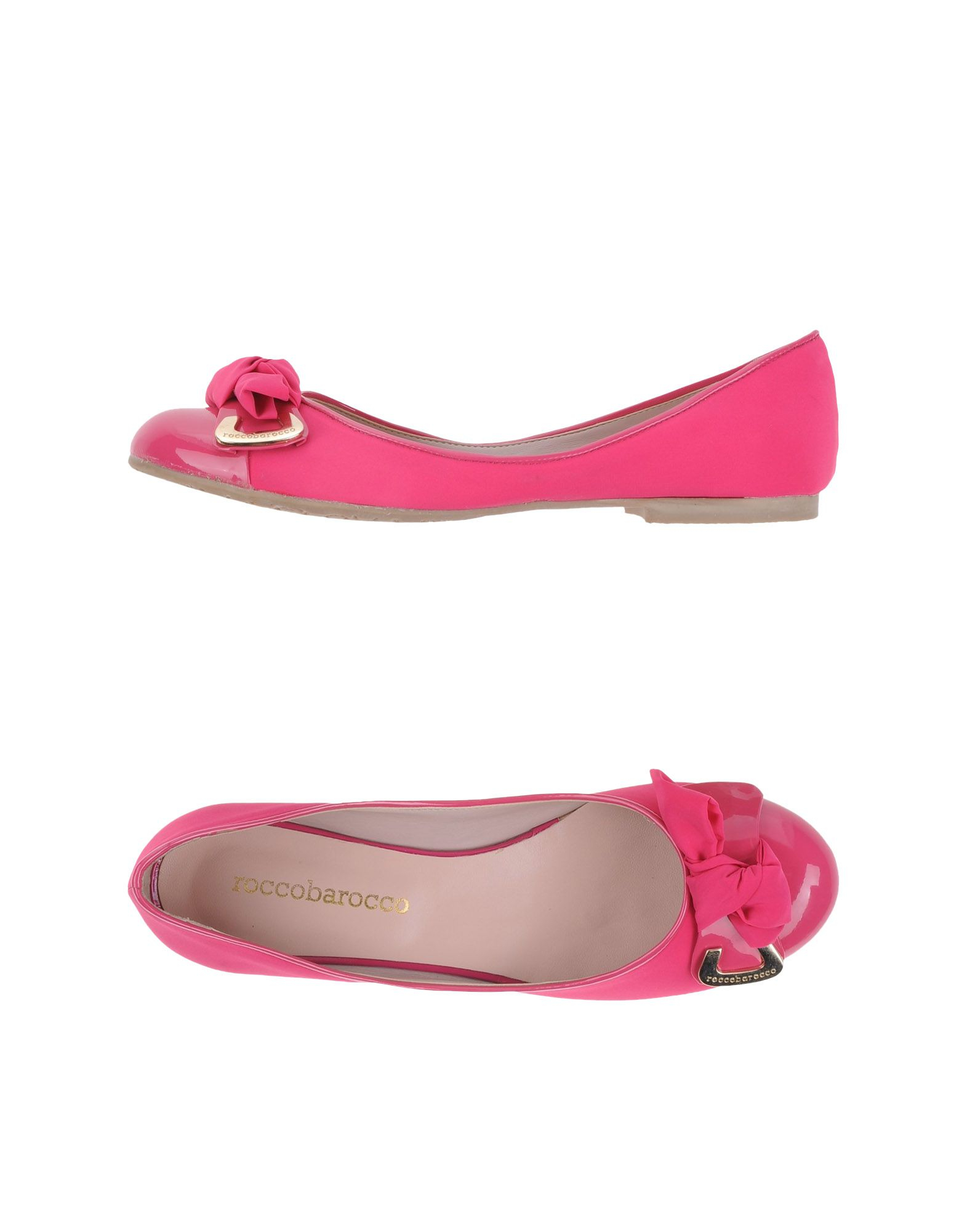 Roccobarocco Ballet Flats in Pink (Fuchsia) | Lyst