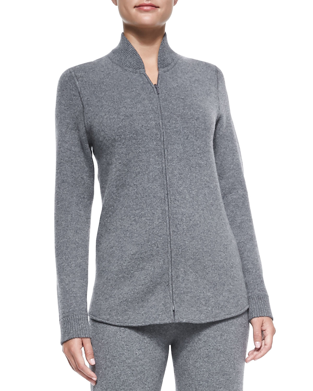 Lyst - Belford Cashmere Striped Reversible Sweater in Purple