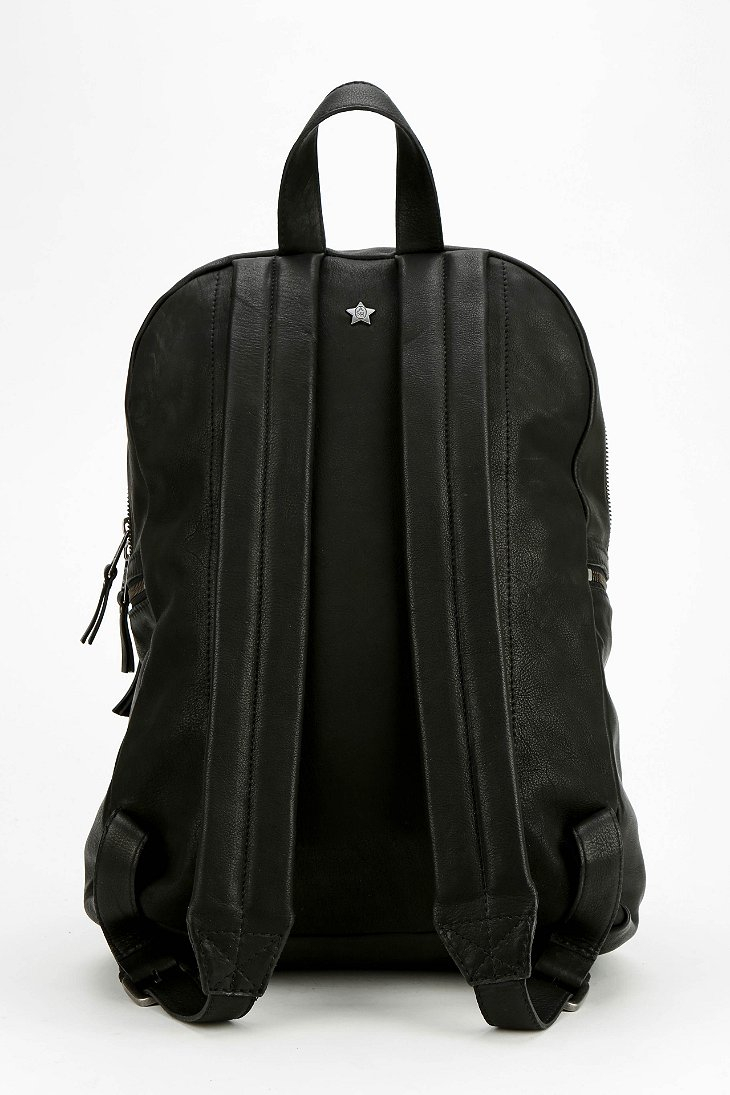 Lyst - Ash Domino Chain Leather Backpack in Black