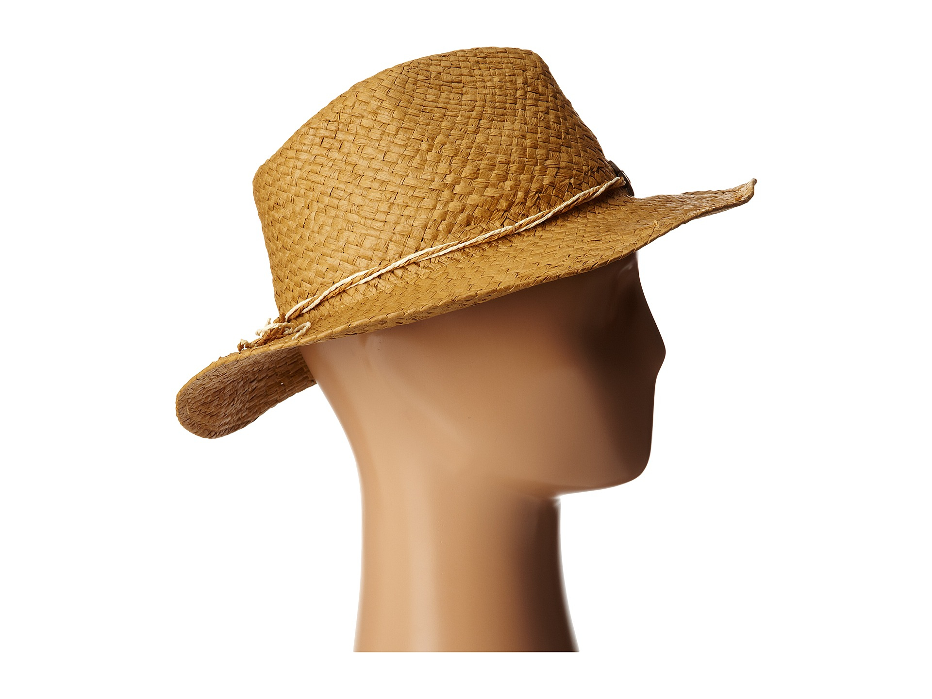 Lyst - San Diego Hat Company Pbc2441 Woven Paper Cowboy W/ Coconut Trim ...