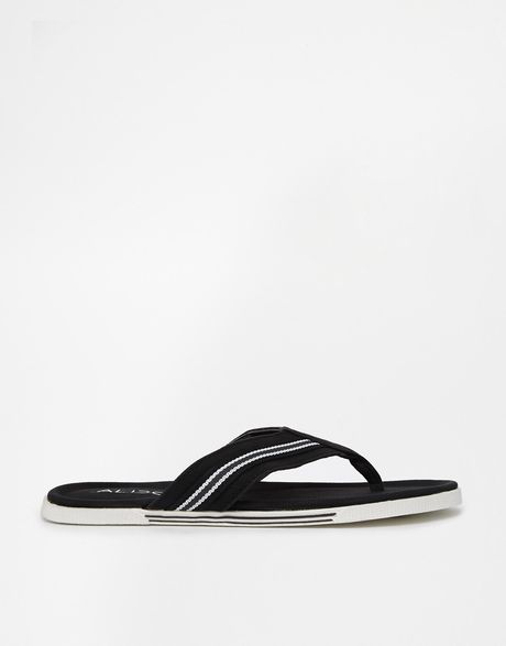 Aldo Flip Flops in Black for Men | Lyst