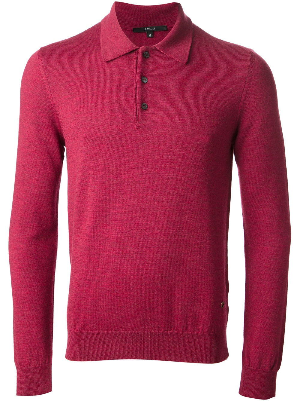 Lyst - Gucci Polo Sweater in Red for Men